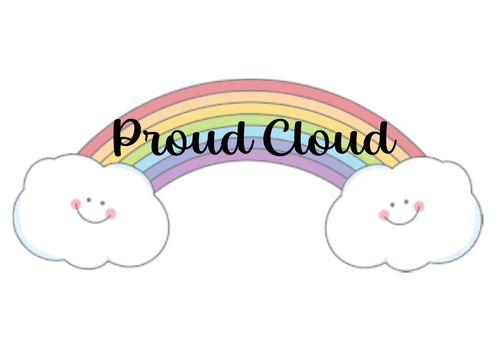 Proud Cloud Display - Rainbow Theme | Teaching Resources