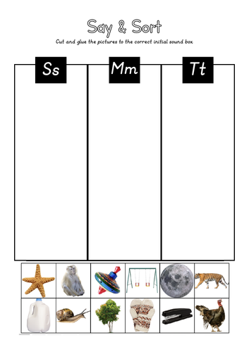 Initial Sound Sort | Teaching Resources