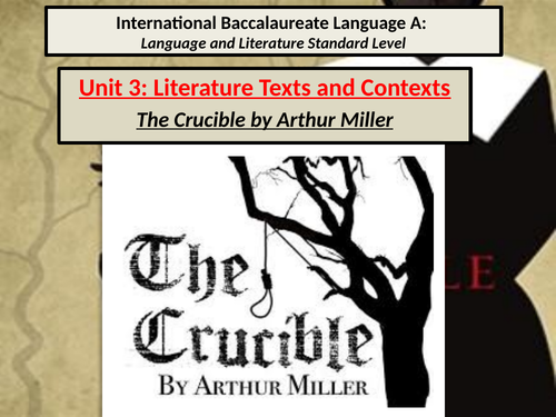 The Crucible - lessons, revision tasks and resources | Teaching Resources
