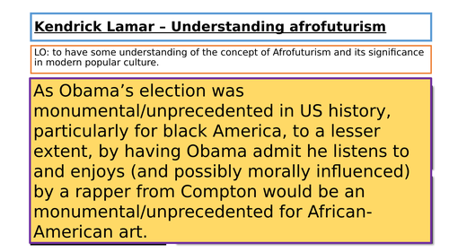 Kendrick Lamar - teaching as poetry | Teaching Resources