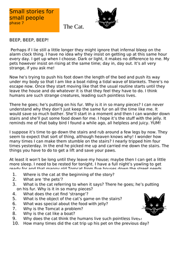 Small Stories for Comprehension Practice | Teaching Resources