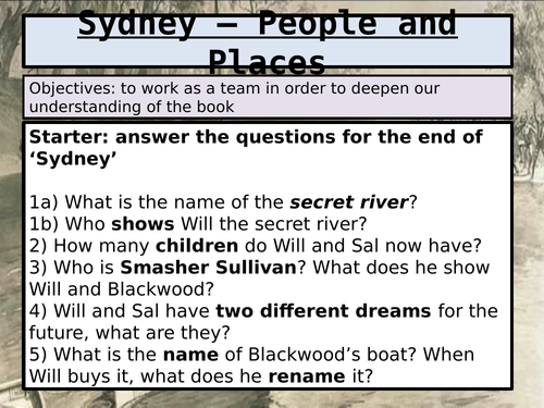 The Secret River - full SoW | Teaching Resources