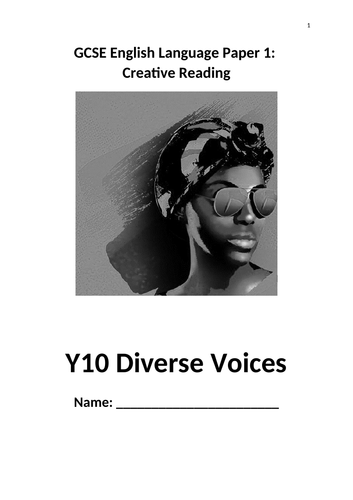 Language Paper 1 with EDI Texts | Teaching Resources