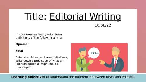 KS3 Journalism Unit | Teaching Resources