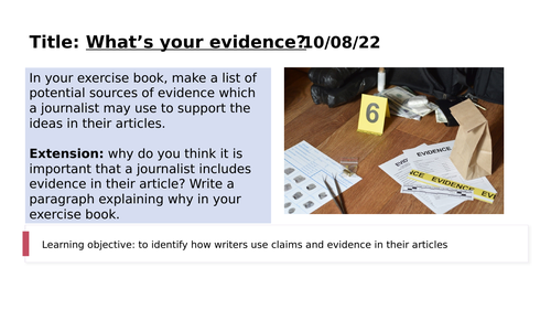 KS3 Journalism Unit | Teaching Resources