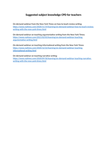 KS3 Journalism Unit | Teaching Resources