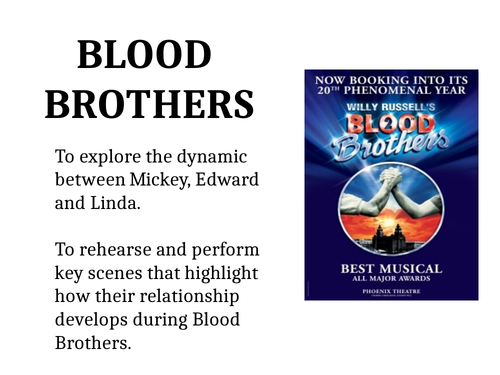 Blood Brothers: Extensive Drama resource pack | Teaching Resources
