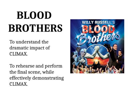 Blood Brothers: Extensive Drama resource pack | Teaching Resources