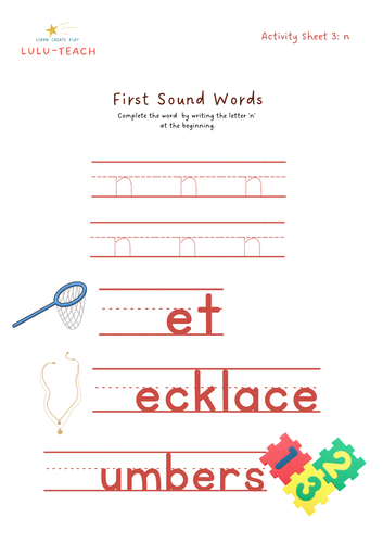 'n' Sound Phonics Activity Sheets | Teaching Resources