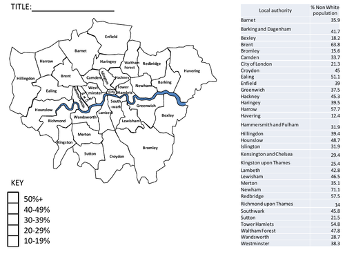 AQA GCSE Geography - Urban London Case Study - Lessons | Teaching Resources