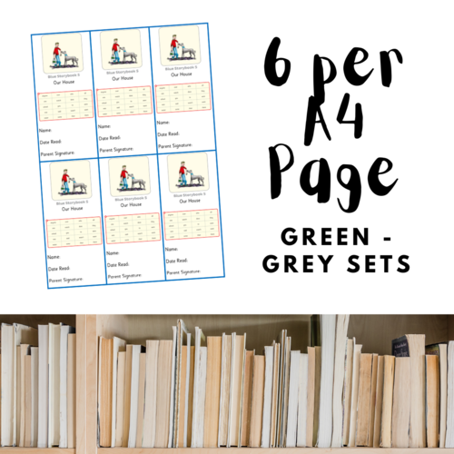 Blue RWI Book Marks - All standard books plus Non Fiction with Record ...