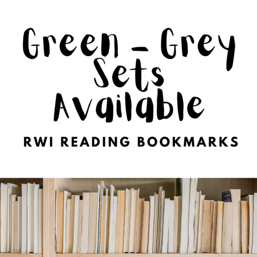 Blue RWI Book Marks - All standard books plus Non Fiction with Record ...