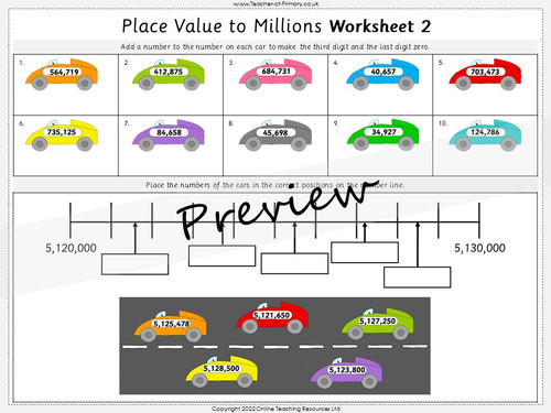 Place Value to Millions - Year 6 | Teaching Resources