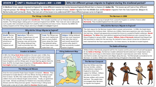 Migrants in Britain - Immigrant Groups in Medieval England - GCSE ...