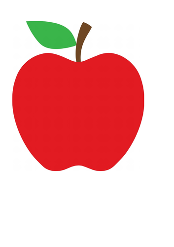 Apple templates for display | Teaching Resources