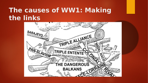 KS3 - Explaining the Causes of WW1 | Teaching Resources