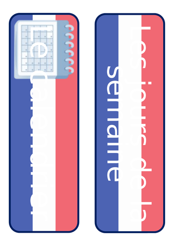 French days and months display MFL | Teaching Resources