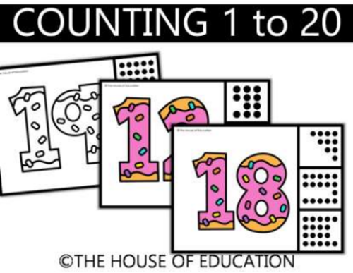 Counting to 20- Donut Theme | Teaching Resources