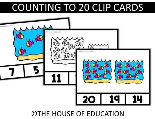 counting to 20- Ocean Theme | Teaching Resources