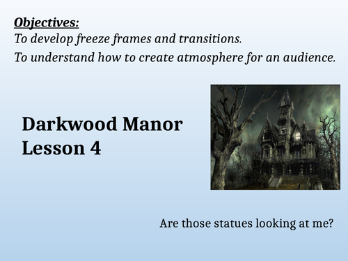 Darkwood Manor (A Haunted House Story): Extensive Drama resource pack ...