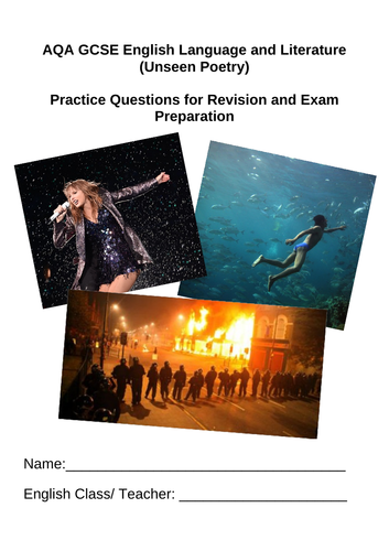 AQA GCSE Language Revision Booklet | Teaching Resources