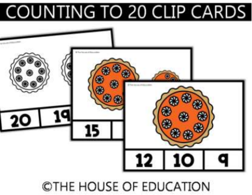 Counting to 20-Pumpkin Pie | Teaching Resources