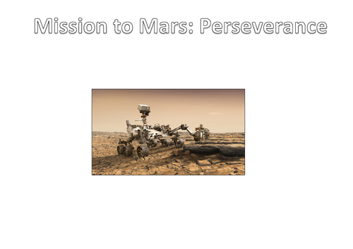 Mission to Mars - Design a Rover | Teaching Resources