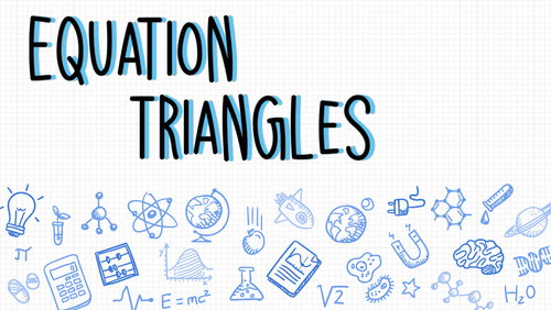 Equation Triangles | Teaching Resources