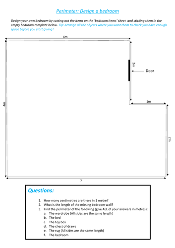 Perimeter - Design a Bedroom | Teaching Resources