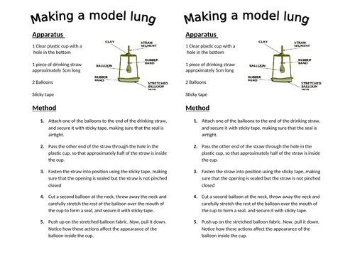 Mechanics of Breathing | Teaching Resources