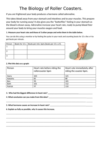 Exercise, Adrenaline and the Heart | Teaching Resources