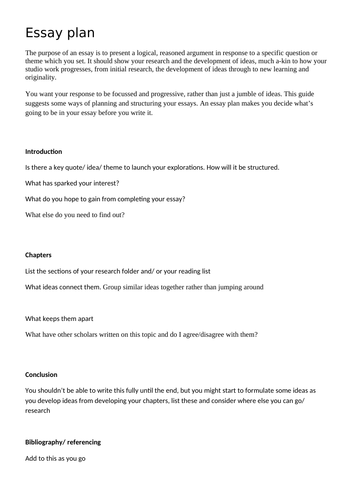 Essay resources | Teaching Resources