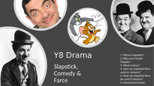 KS3 Drama - Comedy, Slapstick and Farce | Teaching Resources