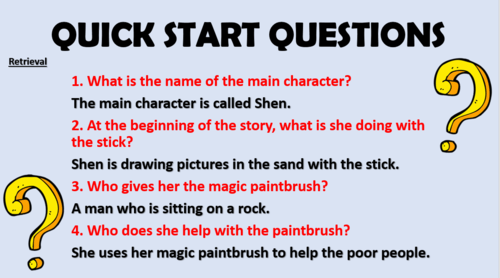 The Magic Paintbrush - Whole Class Reading Session! | Teaching Resources