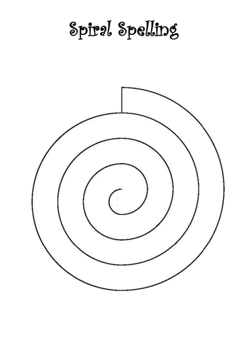 Spiral Spelling | Teaching Resources