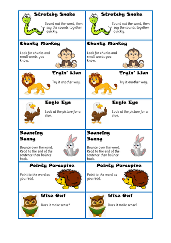 Reading Strategy Bookmark | Teaching Resources