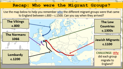 Migrants in Britain - Experiences of Immigrants Medieval England - GCSE ...