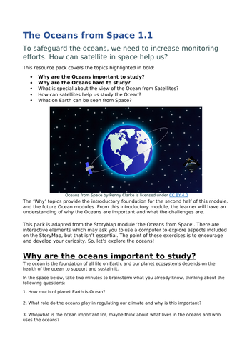 Oceans: Climate Change and Ecosystems | Teaching Resources