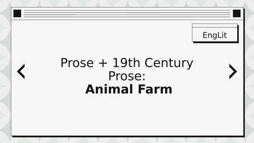 ANIMAL FARM PIGS ANALYSIS ACTIVITY GCSE (9 - 1) | Teaching Resources