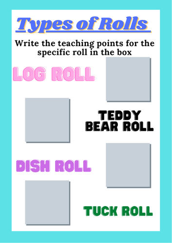 Gymnastics- Types of rolls (lesson) | Teaching Resources