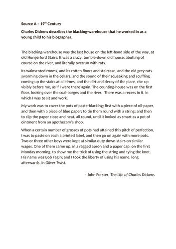 AQA English Language Paper 2: Part 2 | Teaching Resources