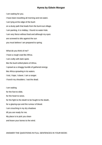 KS3 Low Ability Poetry Lessons x3 | Teaching Resources