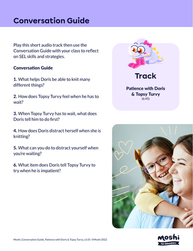 SEL - Patience with Doris & Topsy Turvy - Activity | Teaching Resources