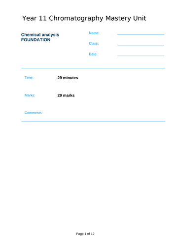 Chromatography required practical BUNDLE | Teaching Resources