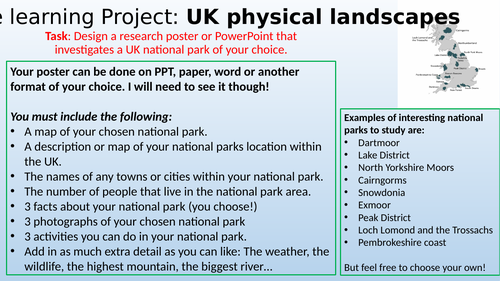 Geography KS3: UK Landscapes & Processes SOW 7 lessons. Forests ...