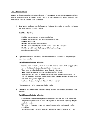 Geography KS3: UK Landscapes & Processes SOW 7 lessons. Forests ...