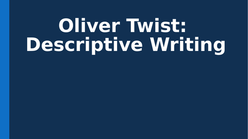 KS3: Oliver Twist Mini SOW | Teaching Resources