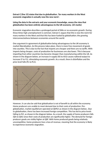 Economics- Macro- advantages of globalisation (25 marker) | Teaching ...