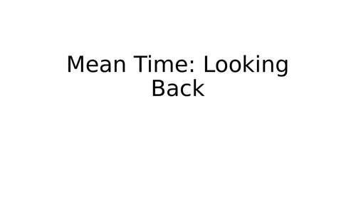 Duffy's Mean Time AQA Lang/Lit A-level Scheme & Resources | Teaching ...