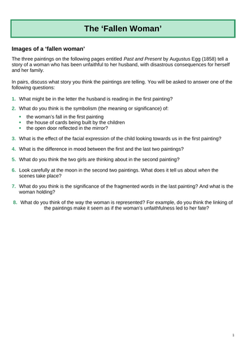 Tess of the D'Urbervilles Edexcel A-Level Full Scheme & Resources ...